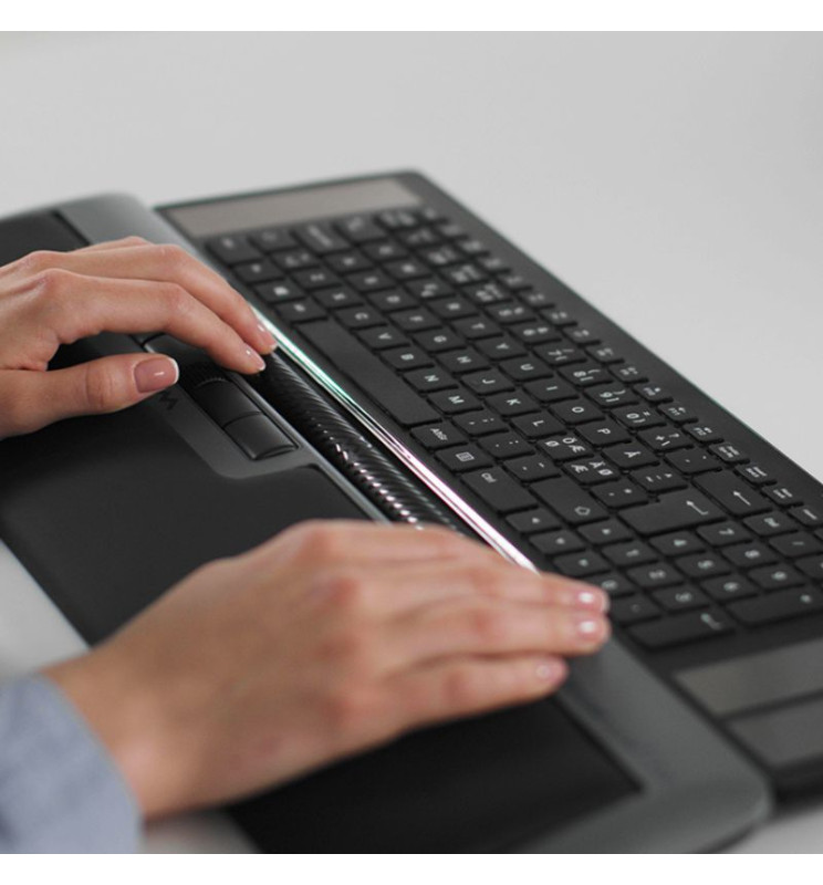 Pointeur Central Roller bar texturé avec repose-poignet / sans fil